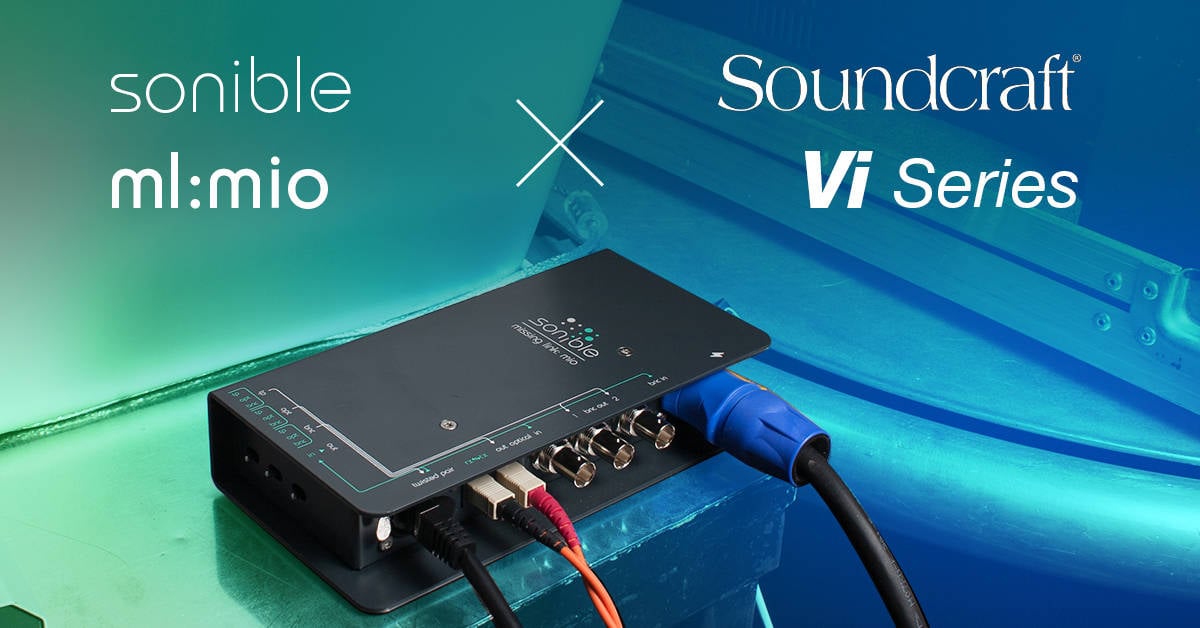 New MADI ways for Soundcraft Vi series with sonible ml:mio
