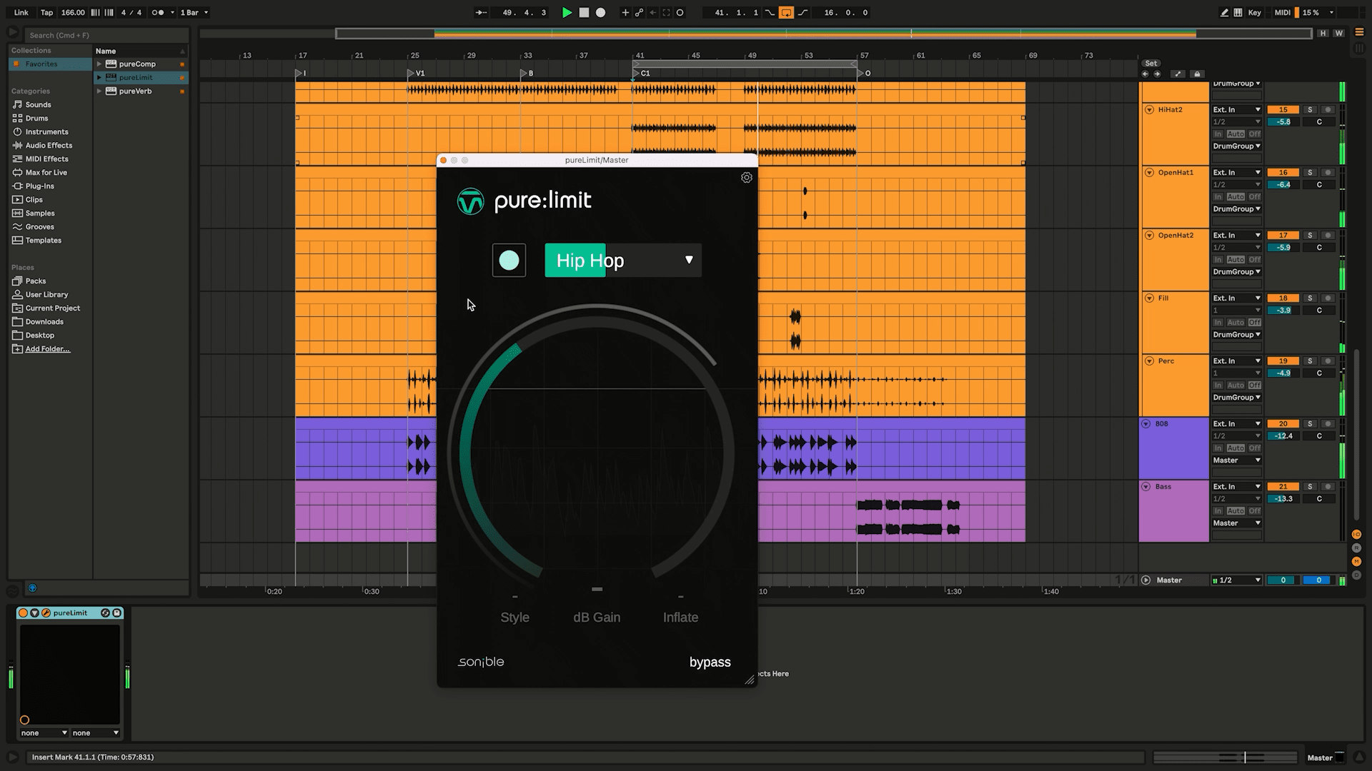 pure:bundle - sonible - Tweaking a trap track