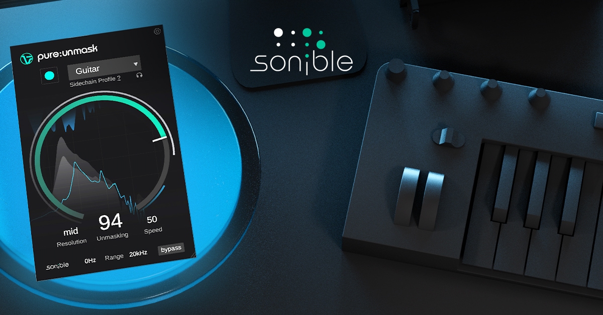 New audio plugin for creators - pure:unmask is out now - sonible