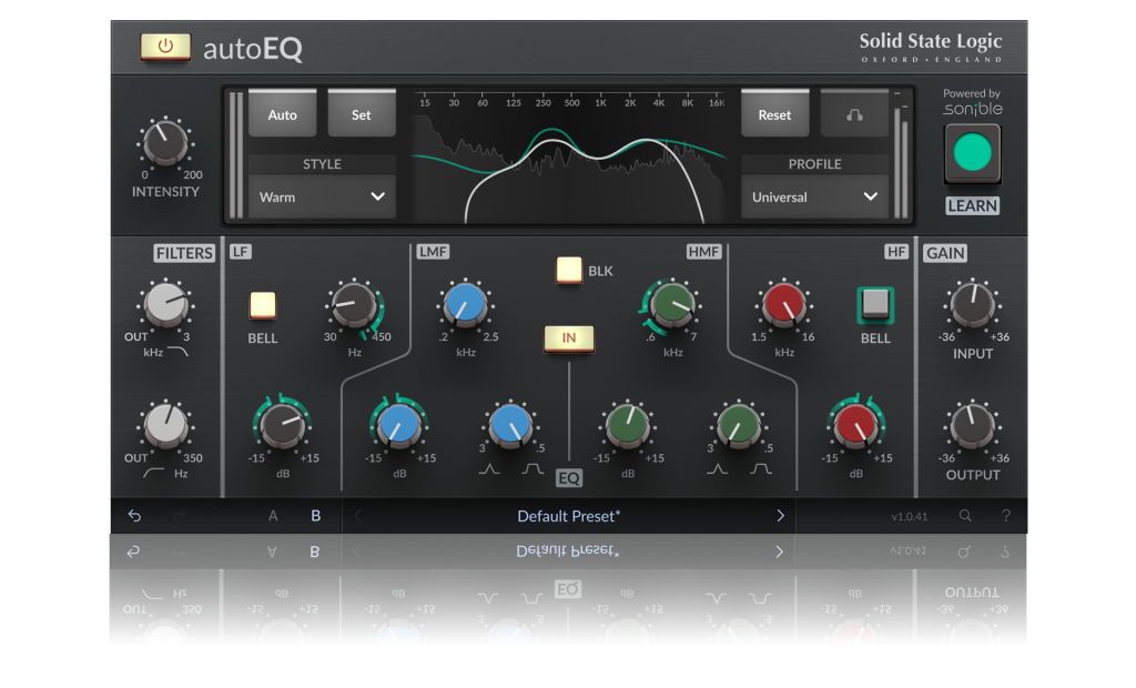 Classic SSL processing meets sonible AI-assisted analysis - sonible