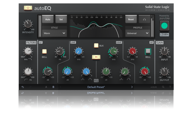 Classic SSL processing meets sonible AI-assisted analysis - sonible